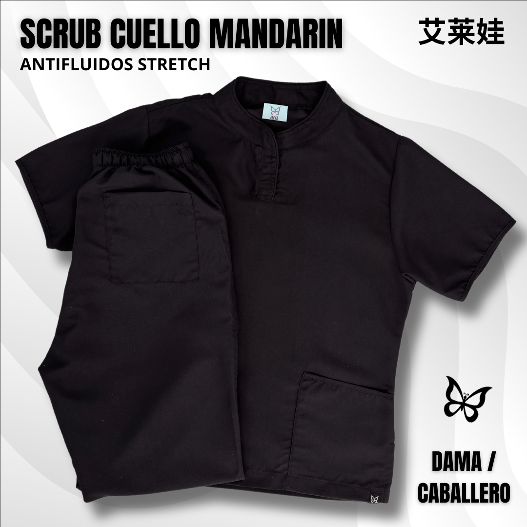 SCRUB CUELLO MANDARIN – ELEVA