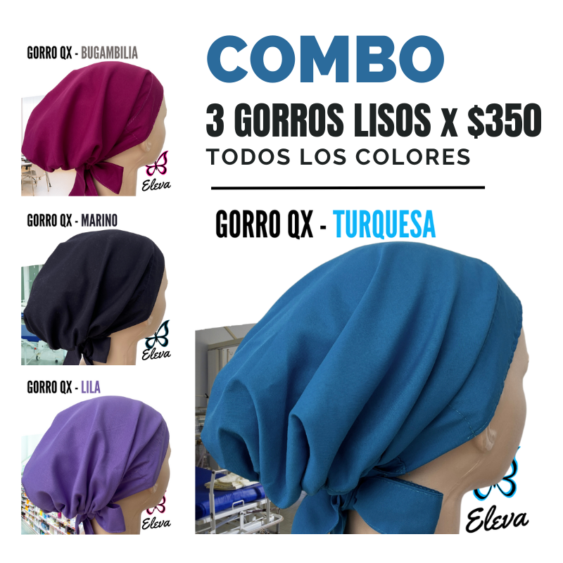 COMBO GORROS LISOS – ELEVA