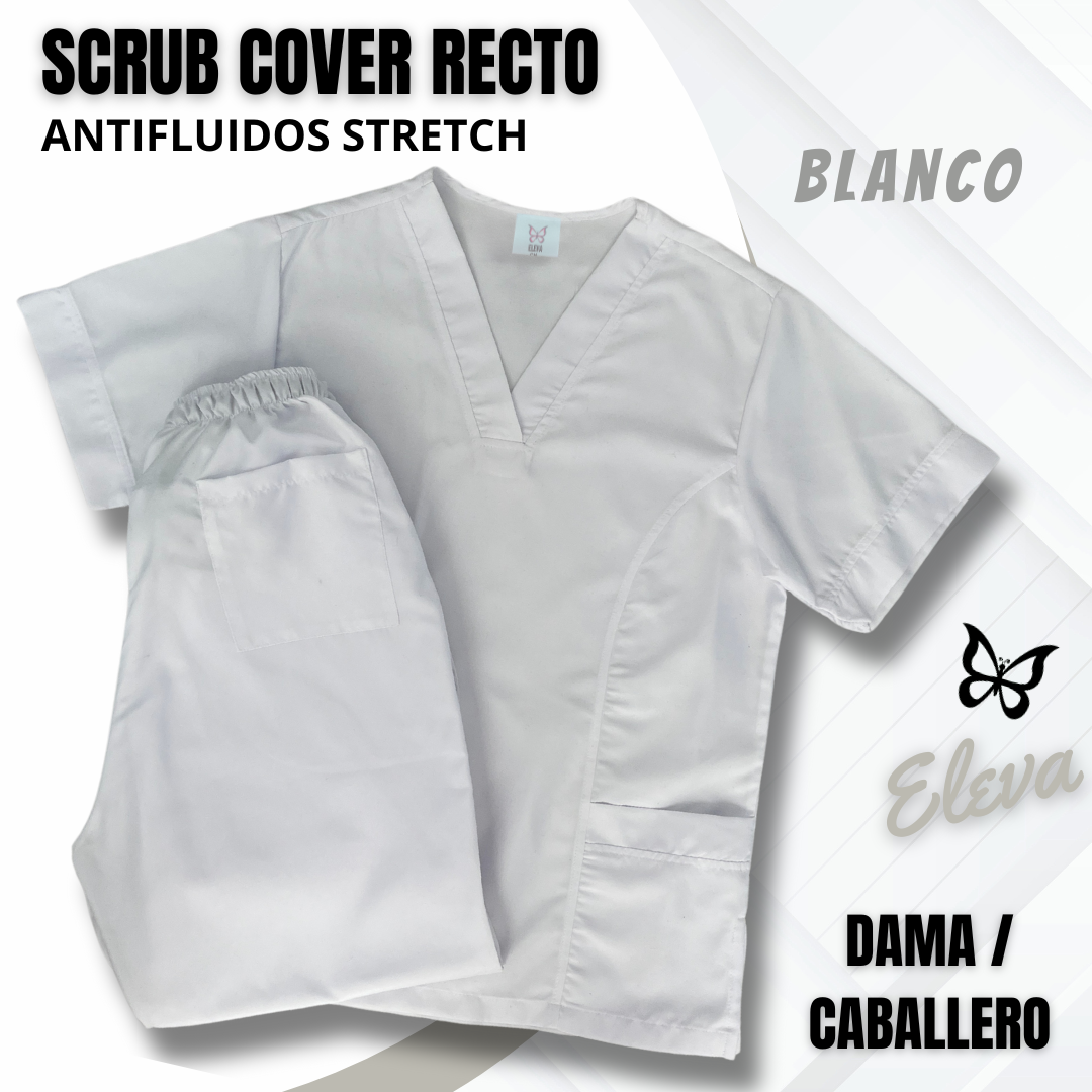 SCRUB COVER-RECTO BLANCO – ELEVA