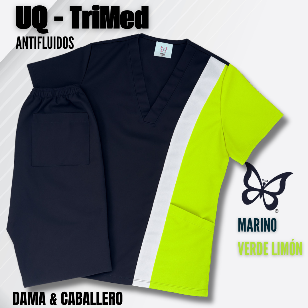 TRIMED ANTIFLUIDOS - MARINO & VERDE LIMÓN – ELEVA