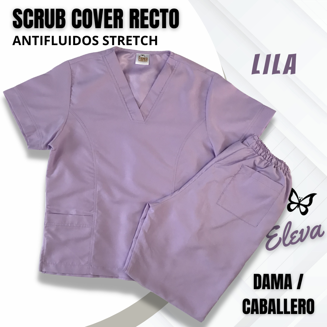 SCRUB COVER-RECTO LILA – ELEVA