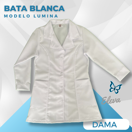 BATA BLANCA - MODELO LUMINA DAMA – ELEVA