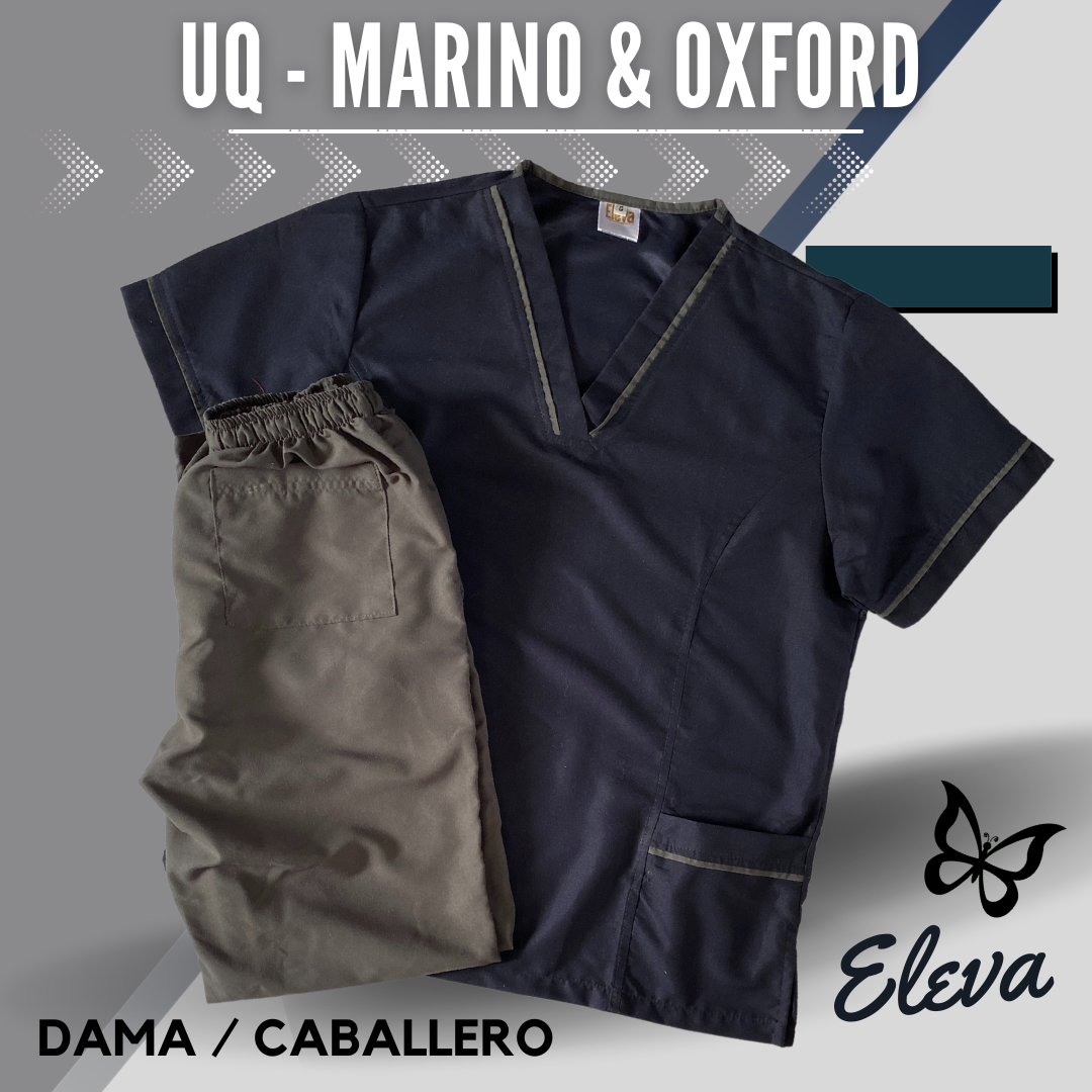 UQ - COMBINADOS con vivos OBSCUROS – ELEVA UNIFORMES TIENDA