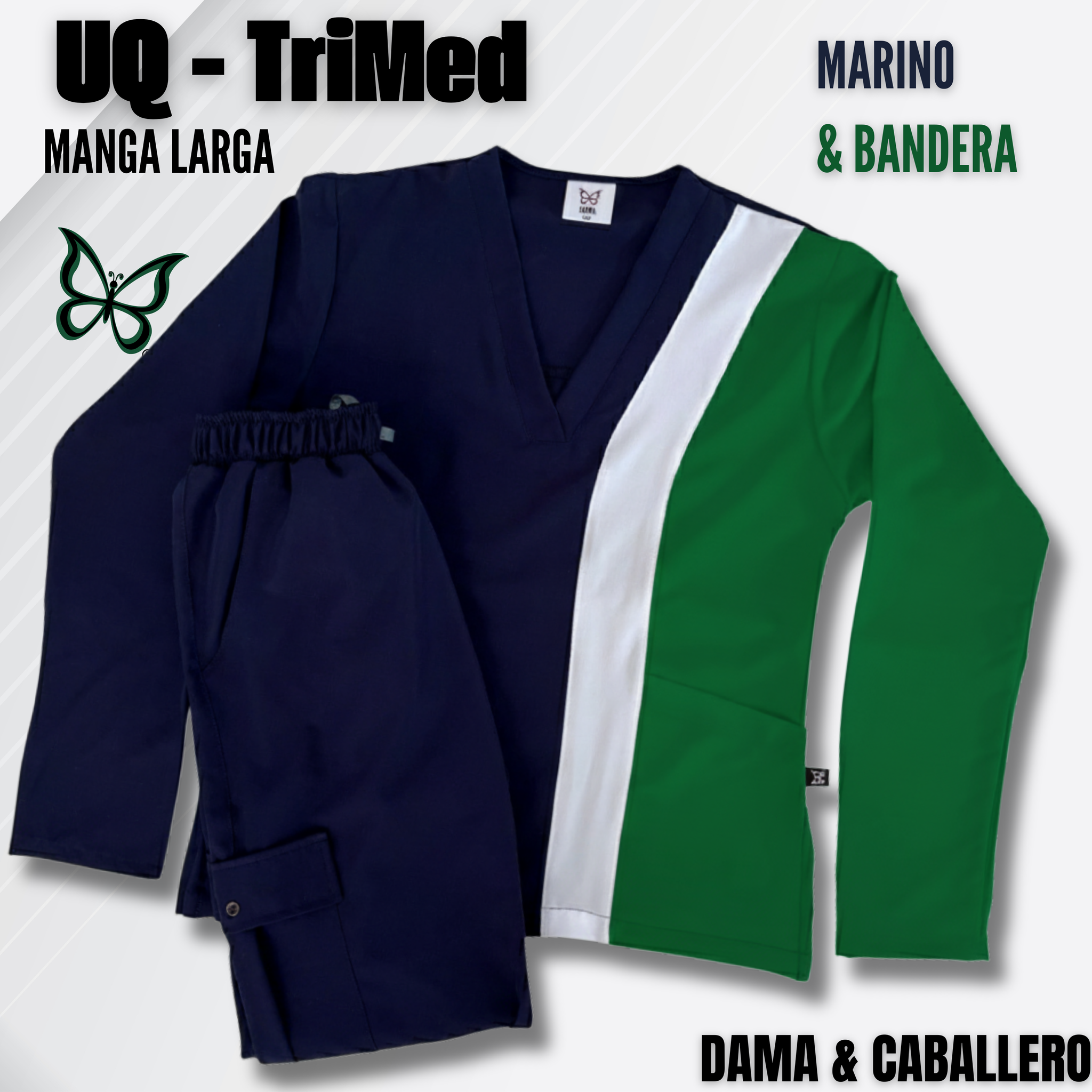 TRIMED manga larga - MARINO & BANDERA – ELEVA